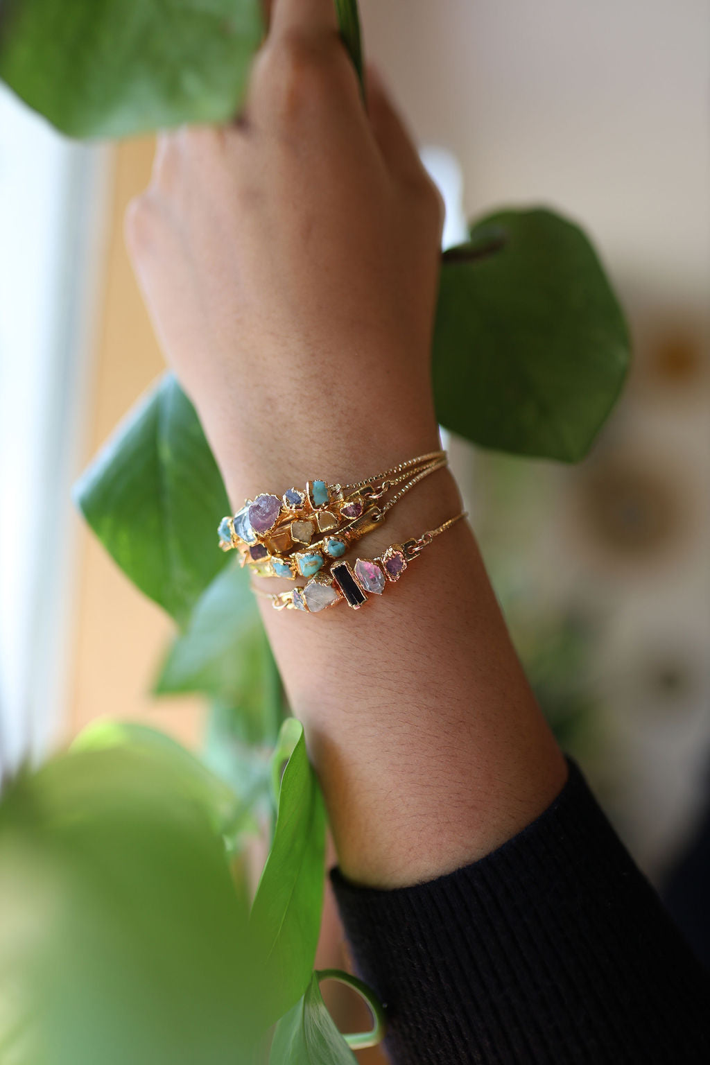 The Custom Gemstone Bar Bracelet – Figgy