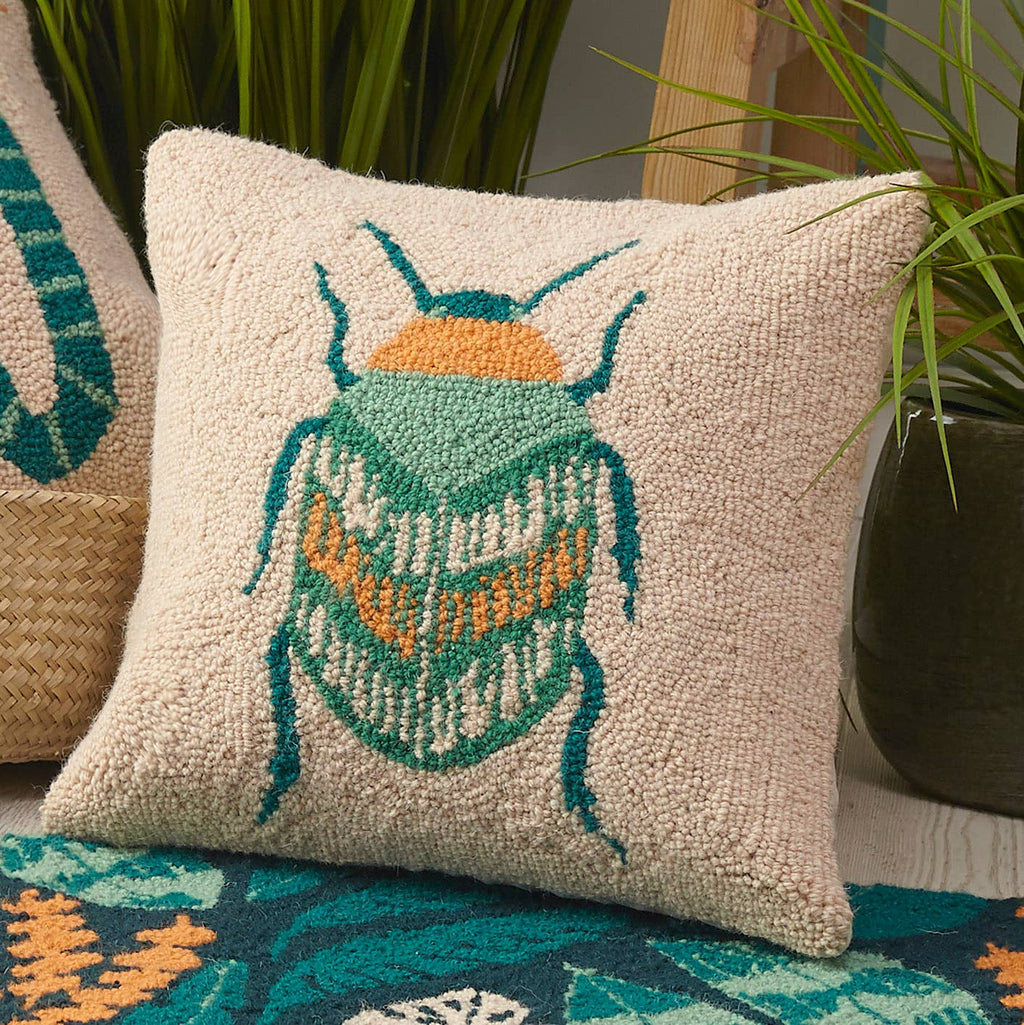 Ethereal Garden Beetle Pillow – Figgy
